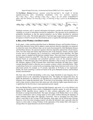 SHIPS MATCHING BASED ON AN ADAPTIVE ACOUSTIC SPECTRUM SIGNATURE DETECTION ALGORITHM | PDF
