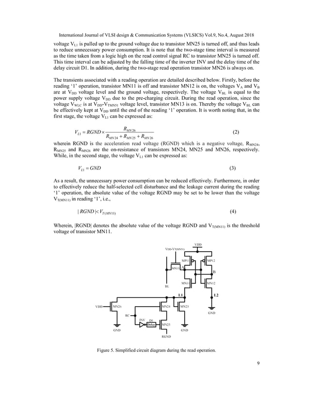 FIVE-TRANSISTOR SINGLE-PORT SRAM BIT CELL WITH HIGH SPEED AND LOW ...
