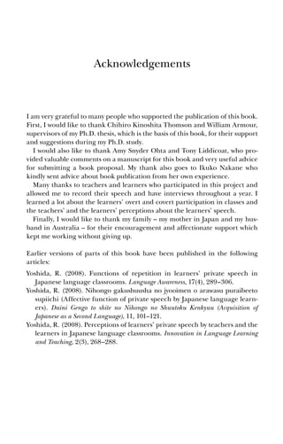 Learners In Japanese Language Classrooms Overt And Covert Participation ...