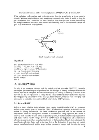 CLUSTER BASED FIDELITY TO SECURE DSDV PROTOCOL AGAINST BLACK HOLE ATTACKS | PDF