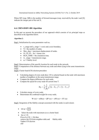 CLUSTER BASED FIDELITY TO SECURE DSDV PROTOCOL AGAINST BLACK HOLE ATTACKS | PDF