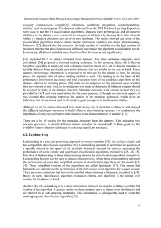 CATEGORIZATION OF FACTORS AFFECTING CLASSIFICATION ALGORITHMS SELECTION | PDF