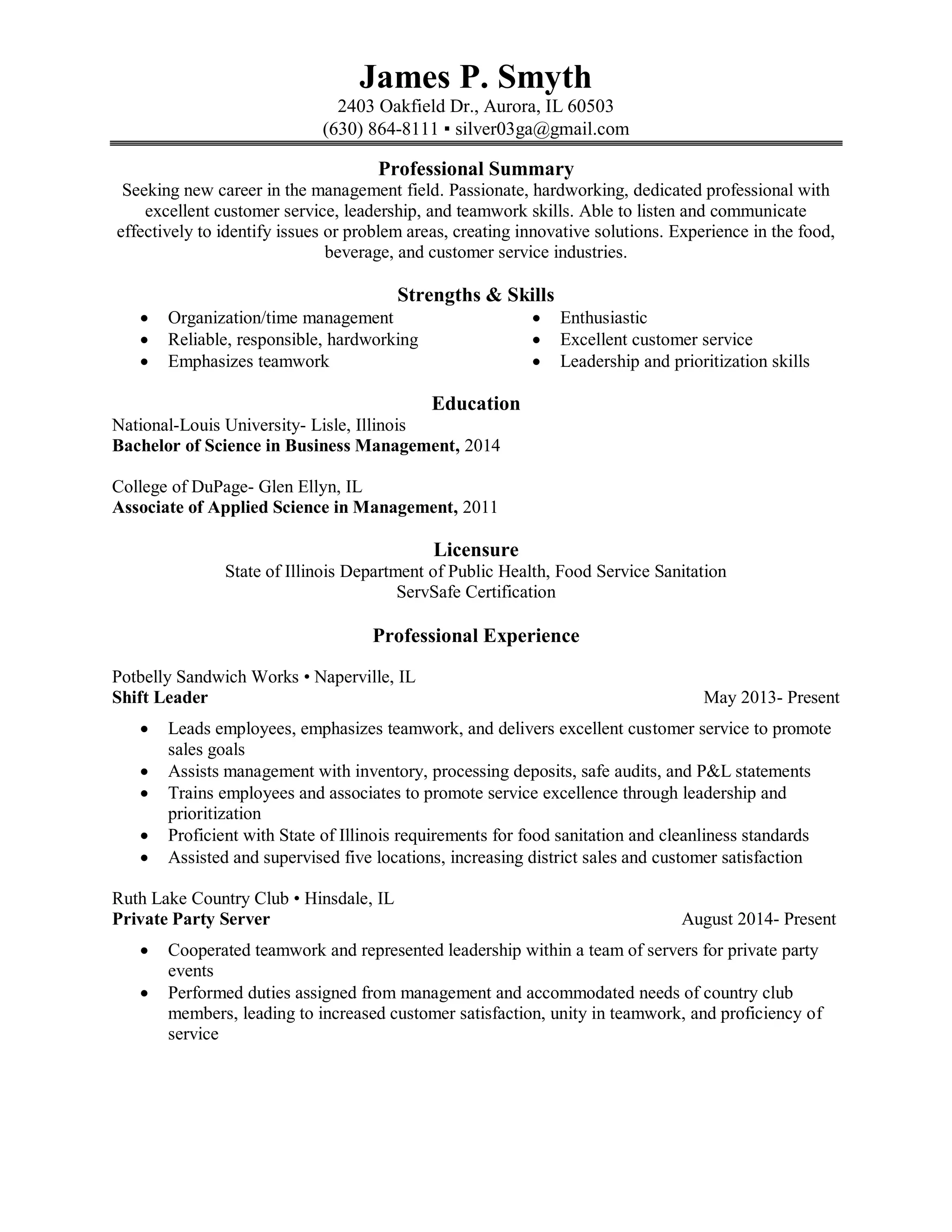 james smyth resume | PDF