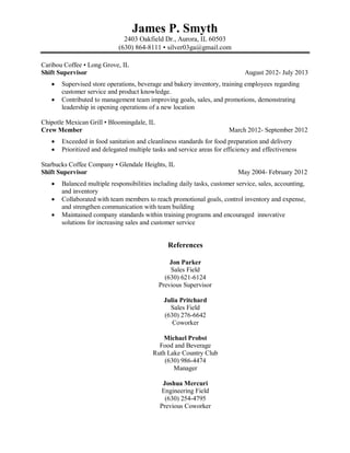 james smyth resume | PDF