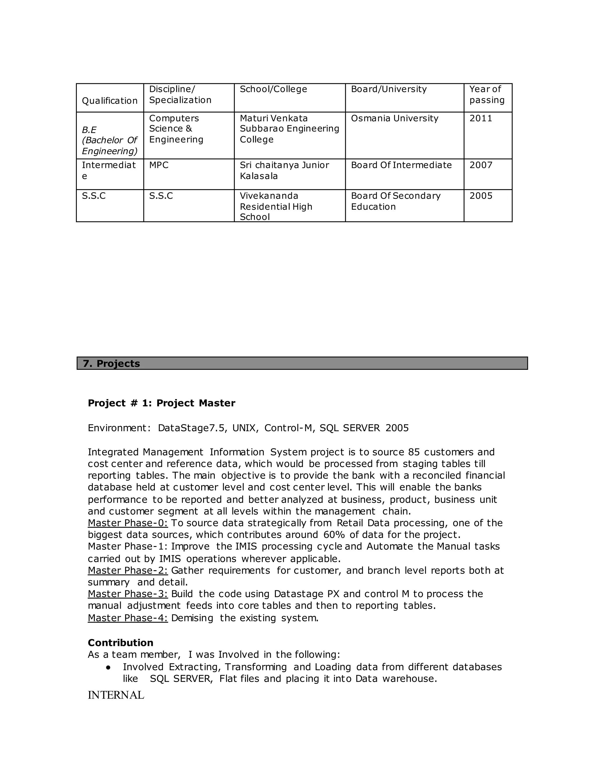 Anil Kumar_SQL_Developer | PDF