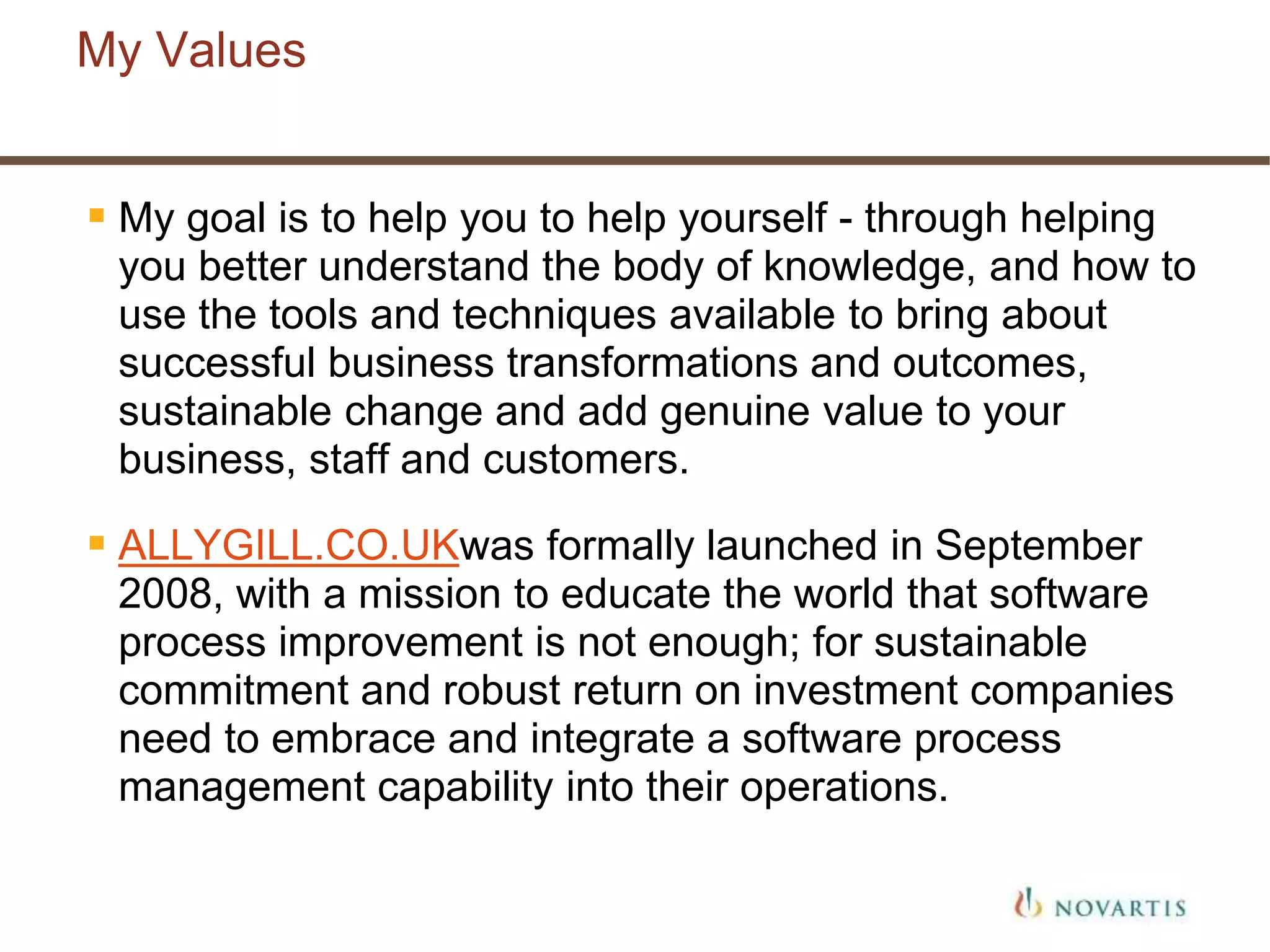 Ally Gill – An Introduction | PPT