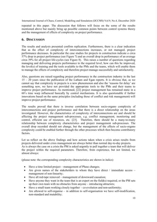 SOCIO-ORGANO COMPLEXITY, PROJECT SCHEDULE PERFORMANCE AND UNDERDAMPED TRANSIENT MOTION | PDF
