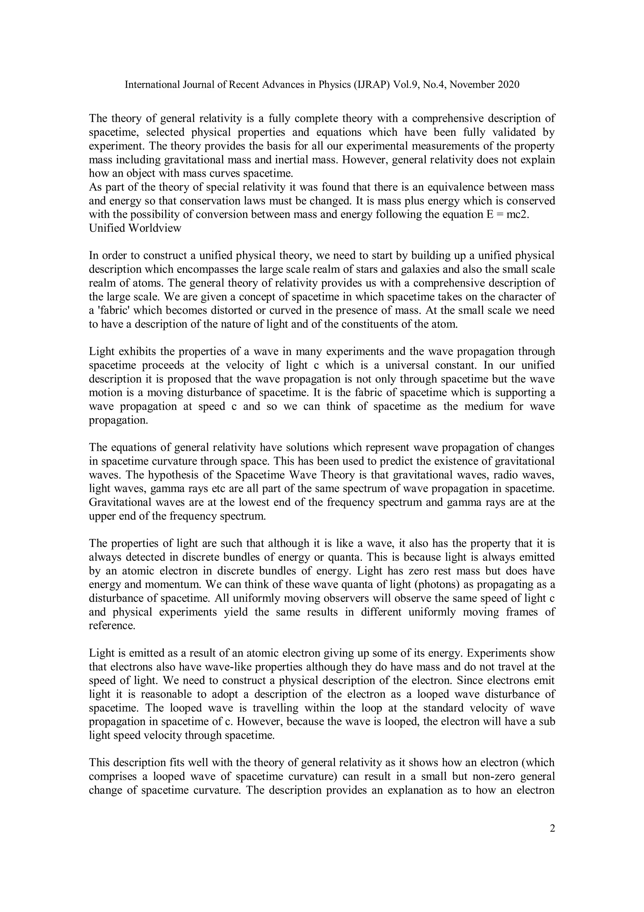 THE UNIFICATION OF PHYSICS | PDF
