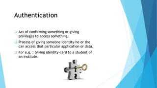 Biometrics Based Authentication AKASH | PPTX