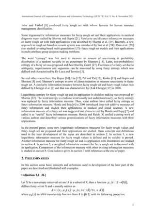 Fuzzy Rough Information Measures and their Applications | PDF