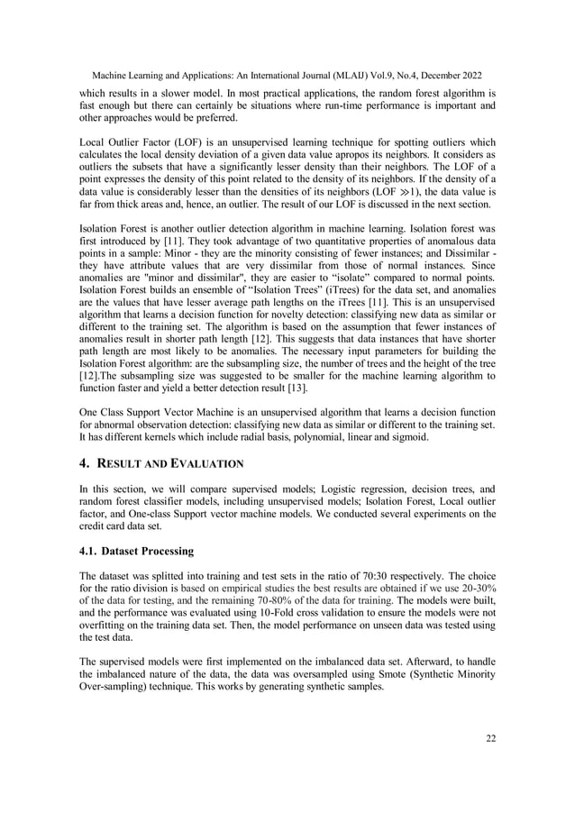 MACHINE LEARNING ALGORITHMS FOR CREDIT CARD FRAUD DETECTION | PDF | Credit Cards | Personal Debt