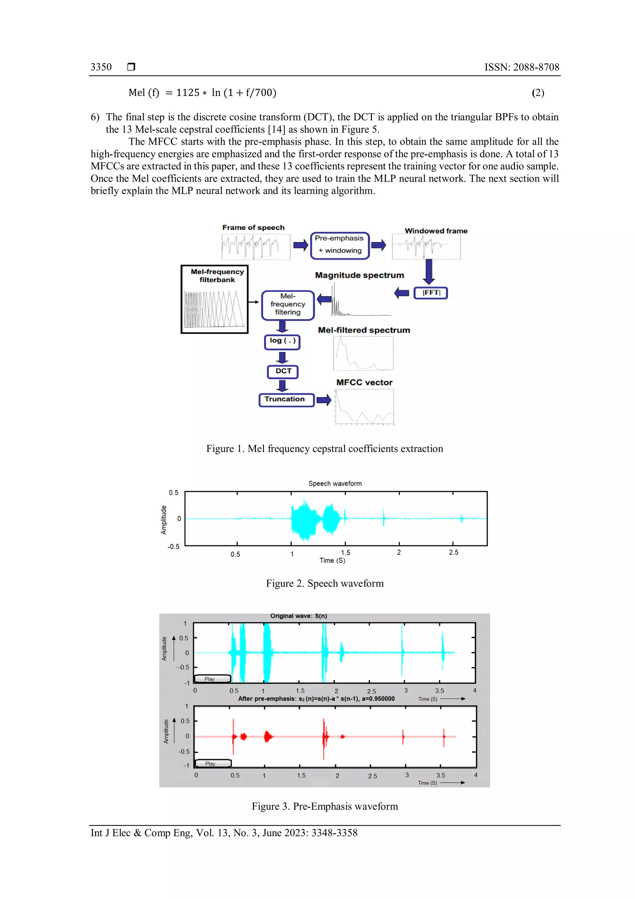 Intelligent Arabic Letters Speech Recognition System Based On Mel Frequency Cepstral