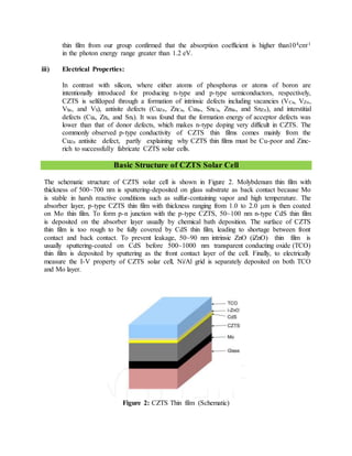 CZTS Solar Cell | DOCX