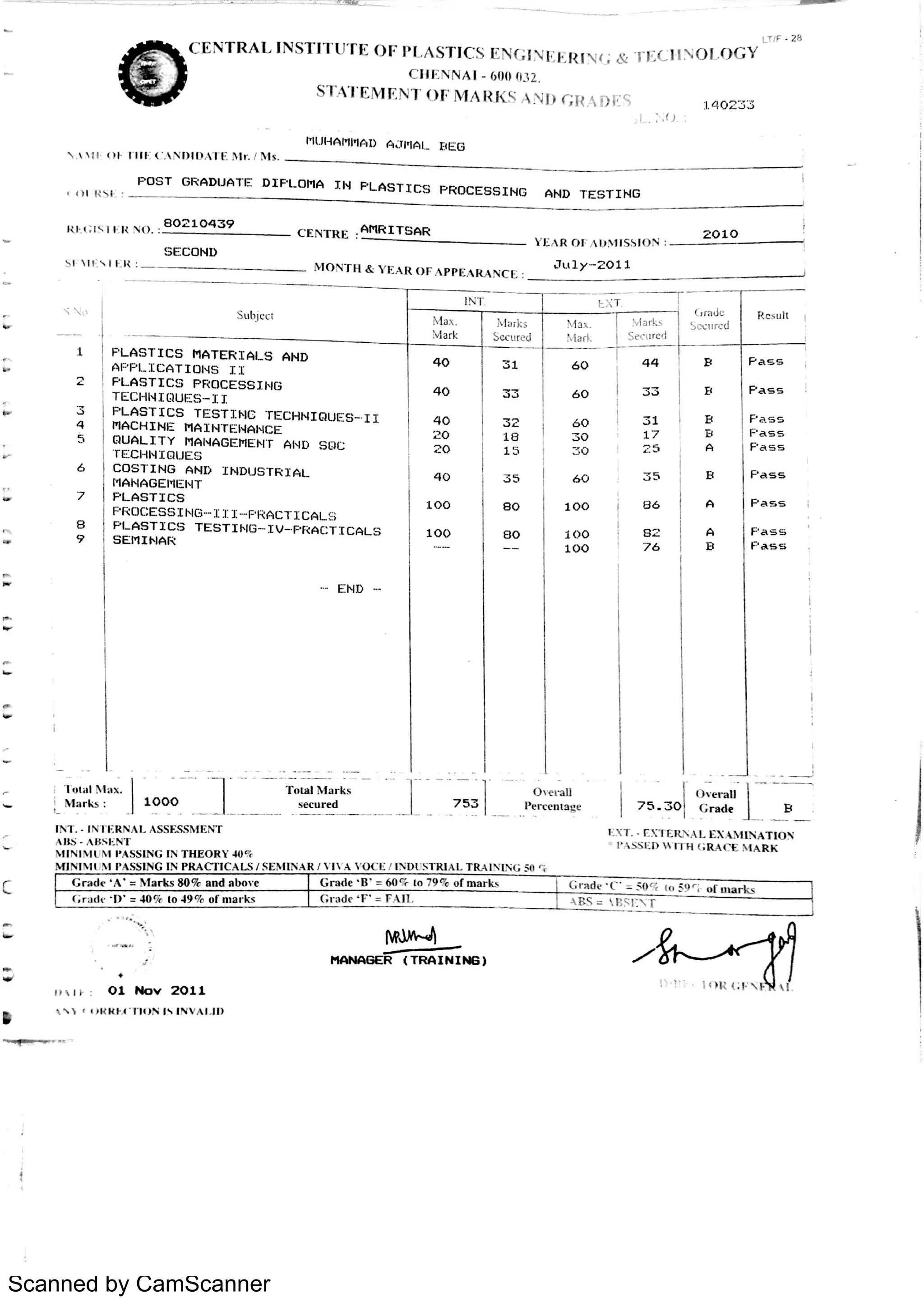 PLASTIC ENGINEERING MARK 2nd | PDF