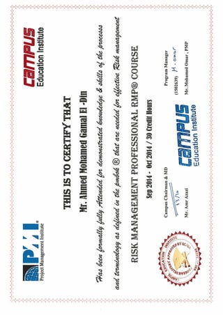 RMP Preparation | PDF