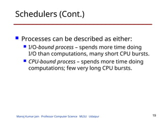 Operating System: CPU Process Scheduling | PPT