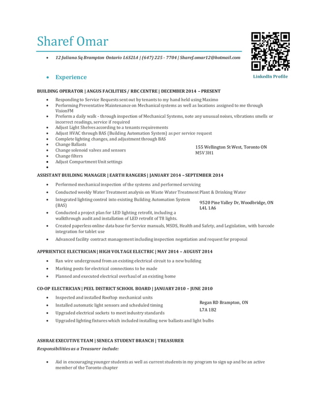 Sharef Omar Resume | DOCX
