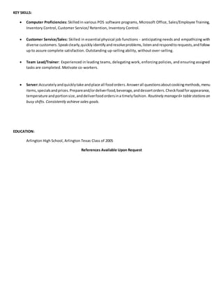 Amanda Renee Bush Resume | PDF