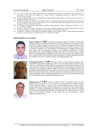 Design and development of a fuzzy explainable expert system for a ...