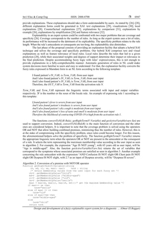 Design and development of a fuzzy explainable expert system for a diagnostic robot of COVID-19 ...