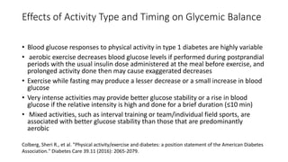 Roles of diabetes exercise | PPT