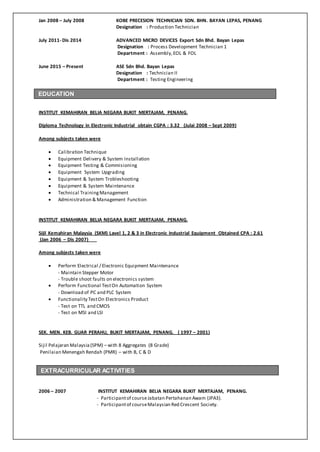 MY RESUME | DOCX