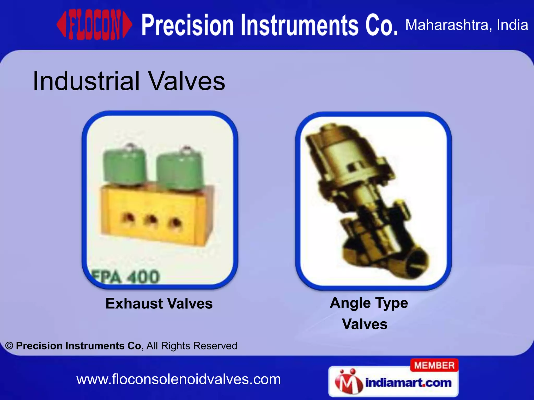 Solenoid Valves by Precision Instruments Co., Mumbai | PPSX ...