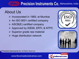Solenoid Valves by Precision Instruments Co., Mumbai | PPSX ...