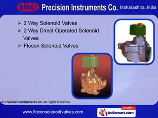 Solenoid Valves by Precision Instruments Co., Mumbai | PPSX ...