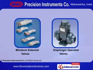 Solenoid Valves by Precision Instruments Co., Mumbai | PPSX ...