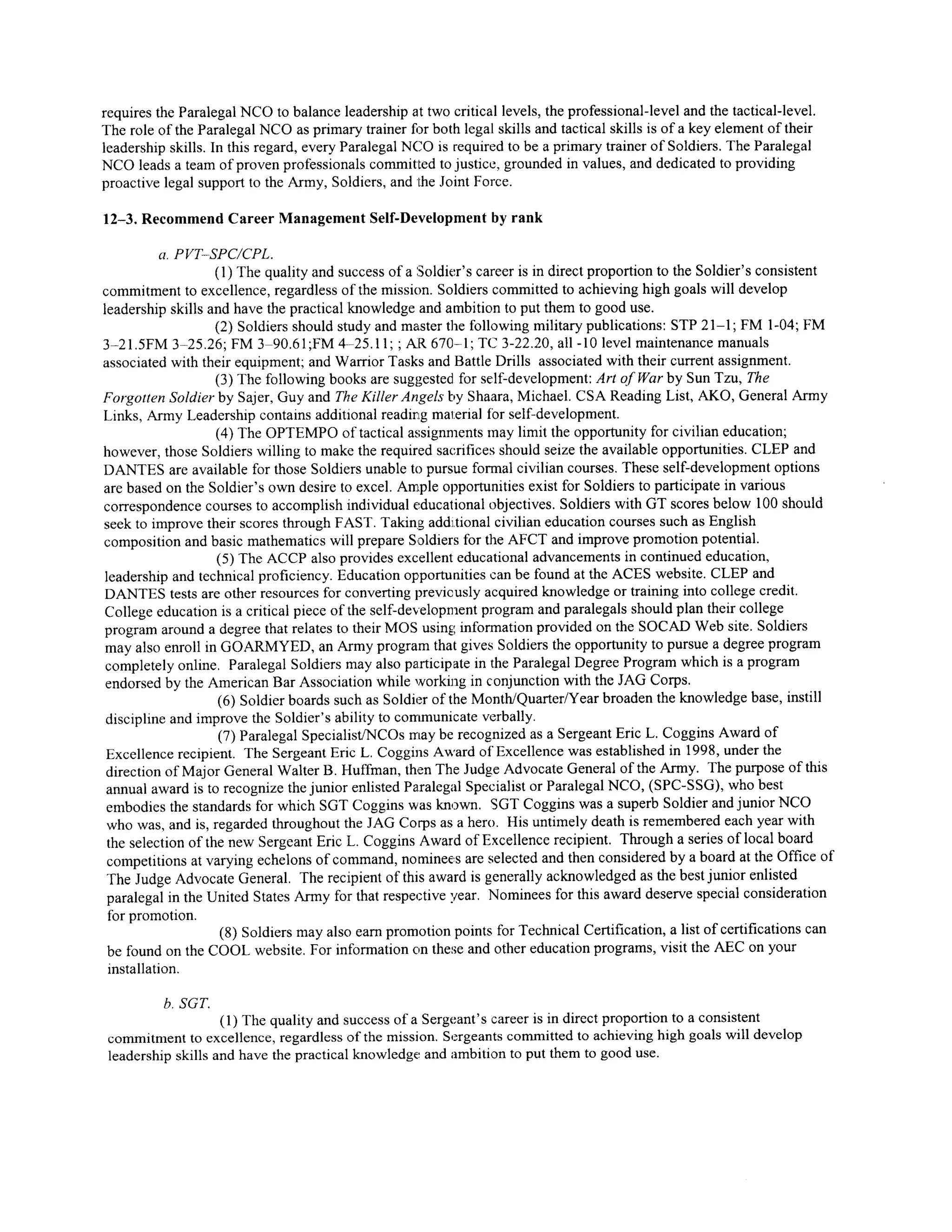 DA Pam 600-25 (Approved) CMF 27 | PDF