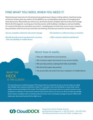 CloudDOCX_SellSheet_GSmith_V2 | PDF