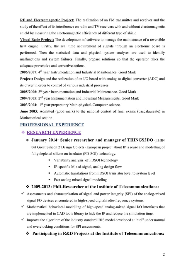 CV_Wael_Dghais_2015 | PDF