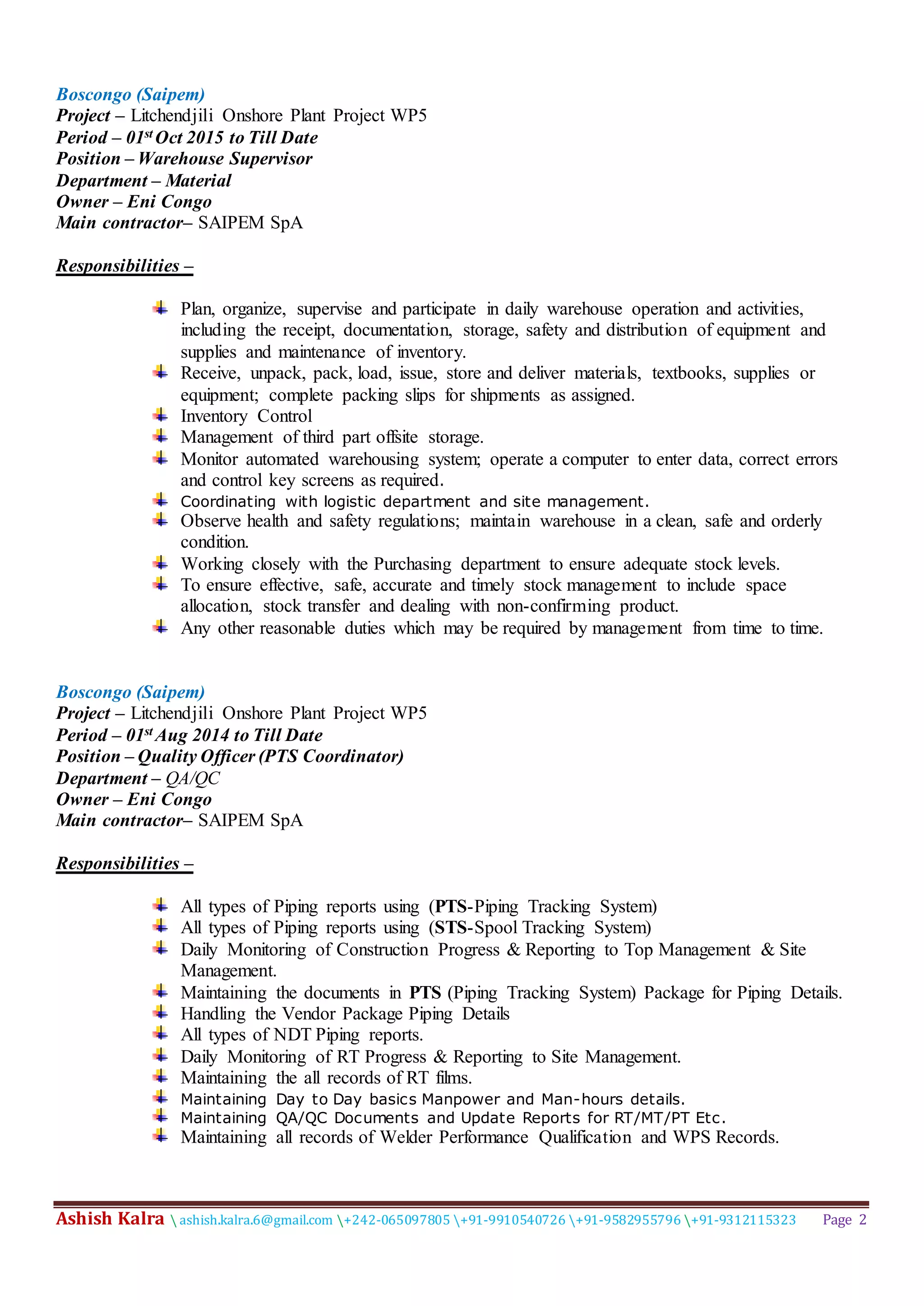 Ashish kalra CV_Congo | DOCX