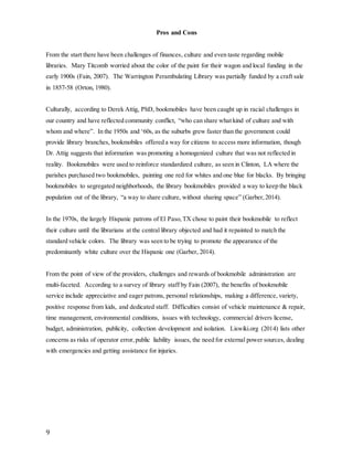 Final paper bookmobiles | PDF