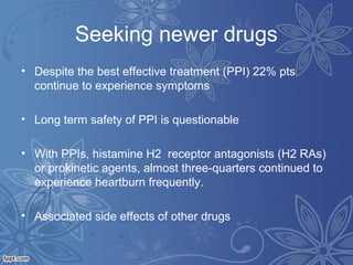 emerging drugs for GERD | PPT
