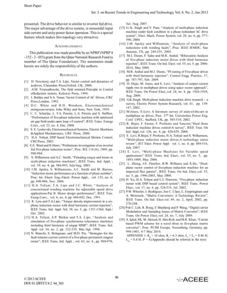 A Three-to-Five-Phase Matrix Converter BasedFive- Phase Induction Motor ...