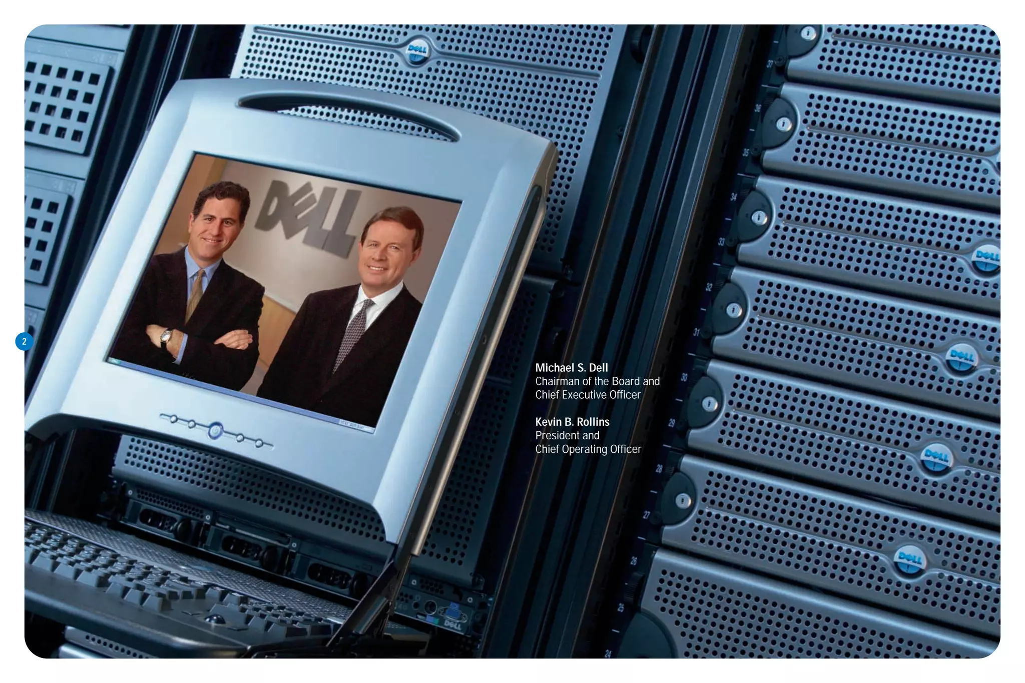 dell 2003 Annual Report Cover Fiscal 2003 in | PPT