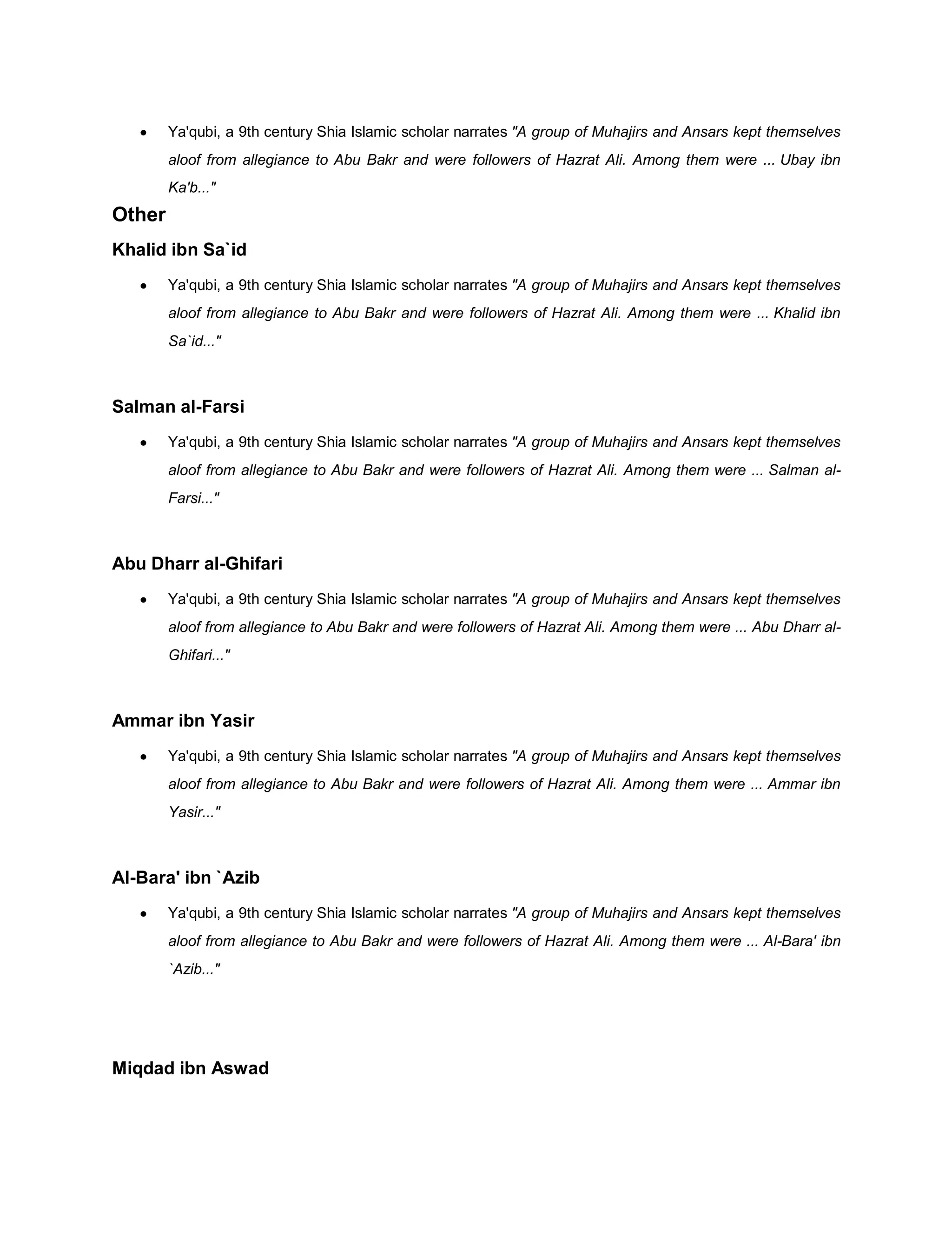 94556902 list-of-sahaba-r-a-updated | PDF