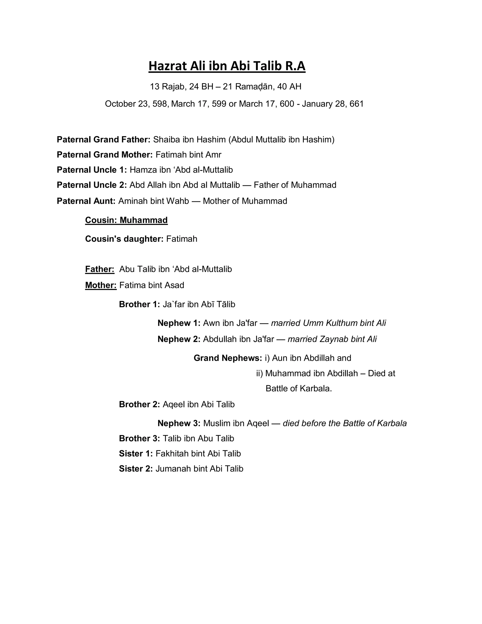 94556902 list-of-sahaba-r-a-updated | PDF