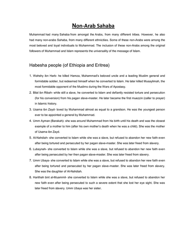 94556902 list-of-sahaba-r-a-updated | PDF