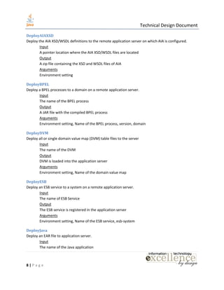 Java Technical Design Document | PDF