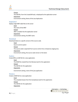 Java Technical Design Document | PDF | Operating Systems | Computer Software and Applications