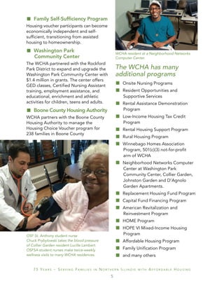 WCHA 75 Years Brochure~6 | PDF