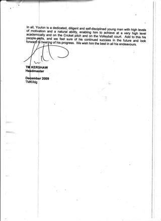 Reference Letters Testimonial | PDF