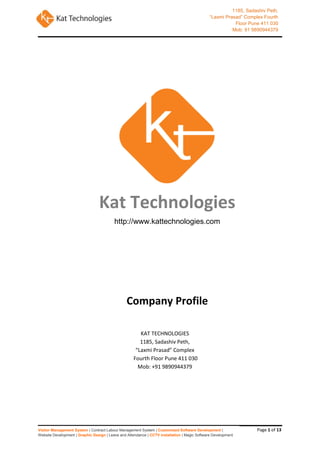 Company Profile - Testing | PDF | Computer Software and Applications ...
