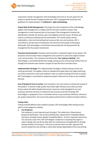 Company Profile - Testing | PDF | Computer Software and Applications ...