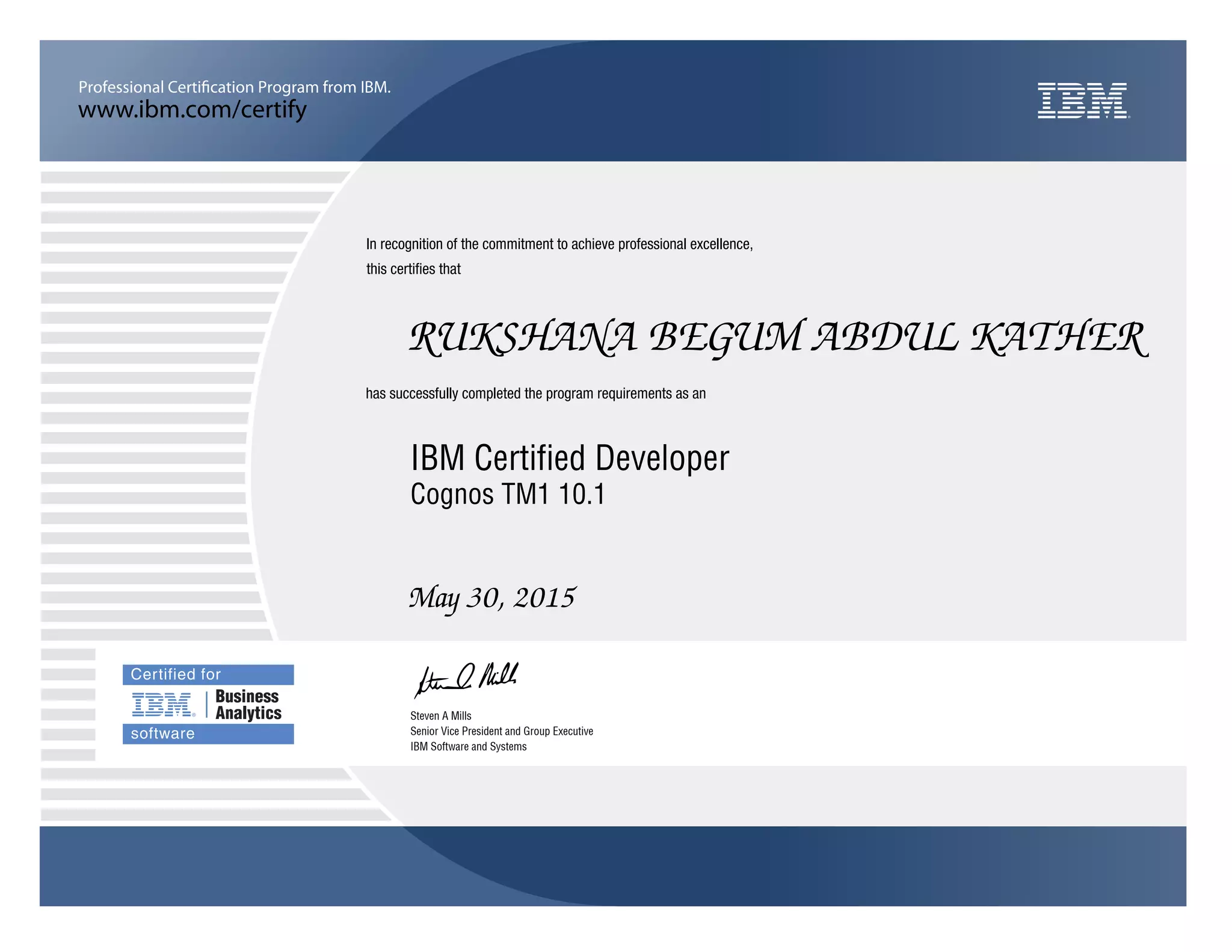 Ibm Certified Developer Pdf
