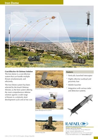 القبـة الحـديديـة | IRon DoMe | PDF