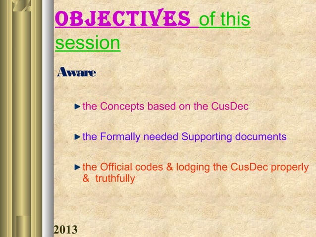 CustomsDeclaration | PPT